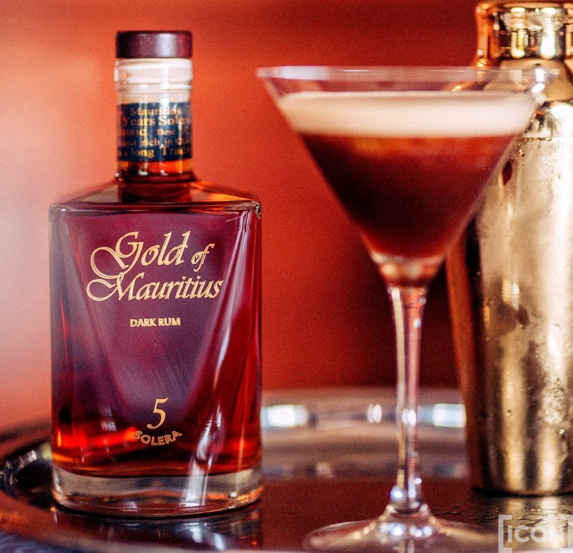 RUM GOLD OF MAURITIUS 5 SOLERA DARK RUM + OPAKOWANIE iconselection.pl